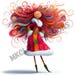 Whimsical Christmas Girl Clipart, Holiday Art JPG (digital Download ...
