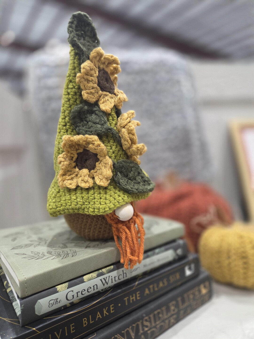 Crochet Gnome • Handmade Fall Decor • Whimsical Gnome • Cottagecore ...