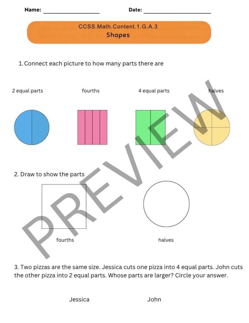 First Grade Math Worksheets Bundle | Math Printables | 25 No-prep ...
