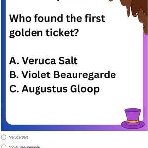 Charlie and the Chocolate Factory • Digital Chapter Questions (30 ...