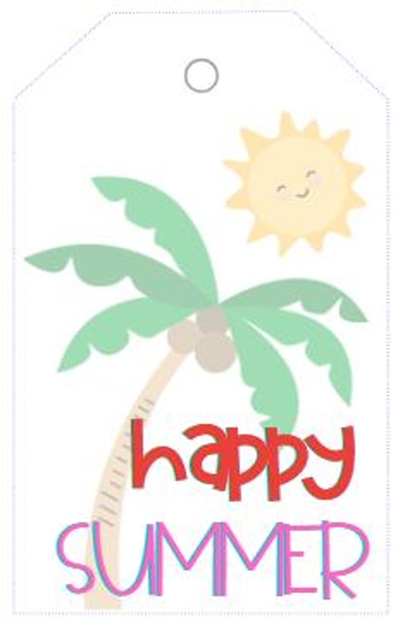 Summer Gift Tags Printable | End of Year Student or Teacher Tags | Cute ...