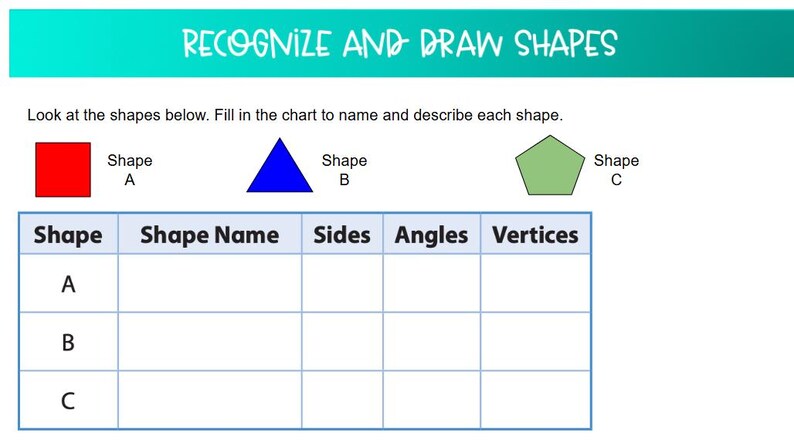 2nd Grade Digital Math Activities | Geometry, Partitioning Shapes ...