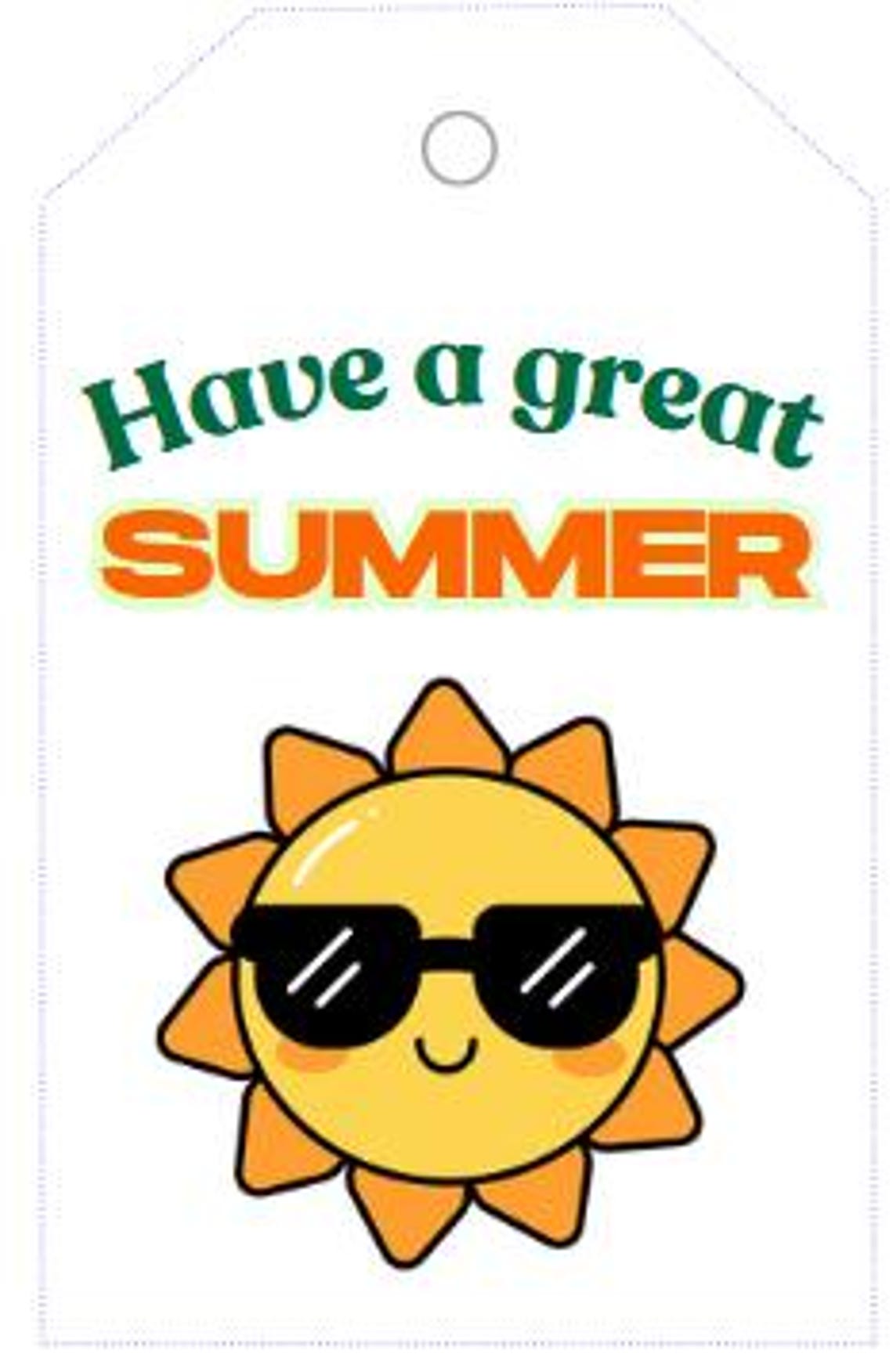 Summer Gift Tags Printable | End of Year Student or Teacher Tags | Cute ...