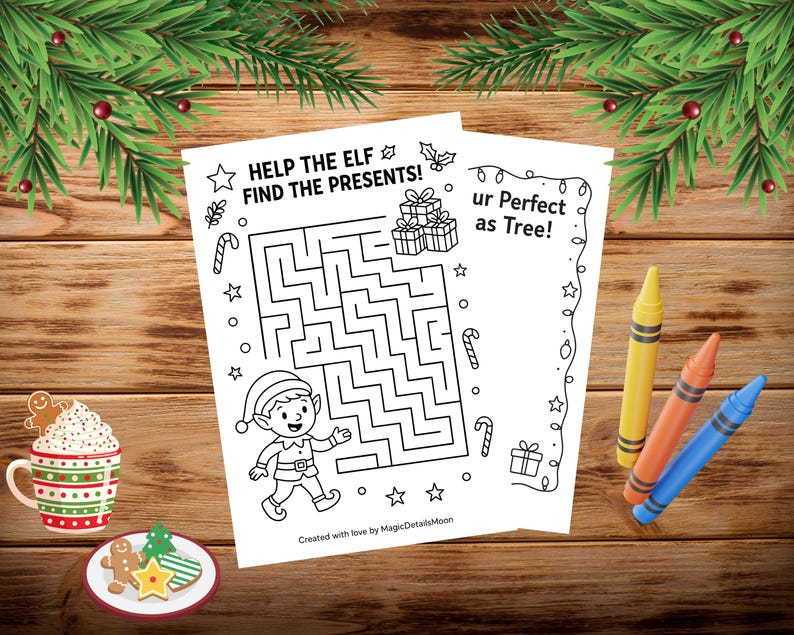Christmas Activity Pack for Kids – Fun Holiday Games & Coloring Pages ...