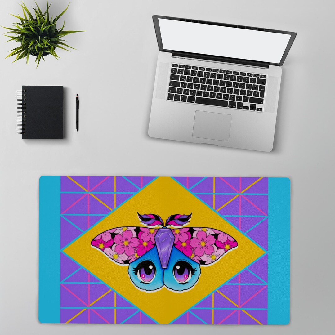 Anime Eye Sakura Moth 14" X 24" Playmat for Tabletop Games, and as A ...