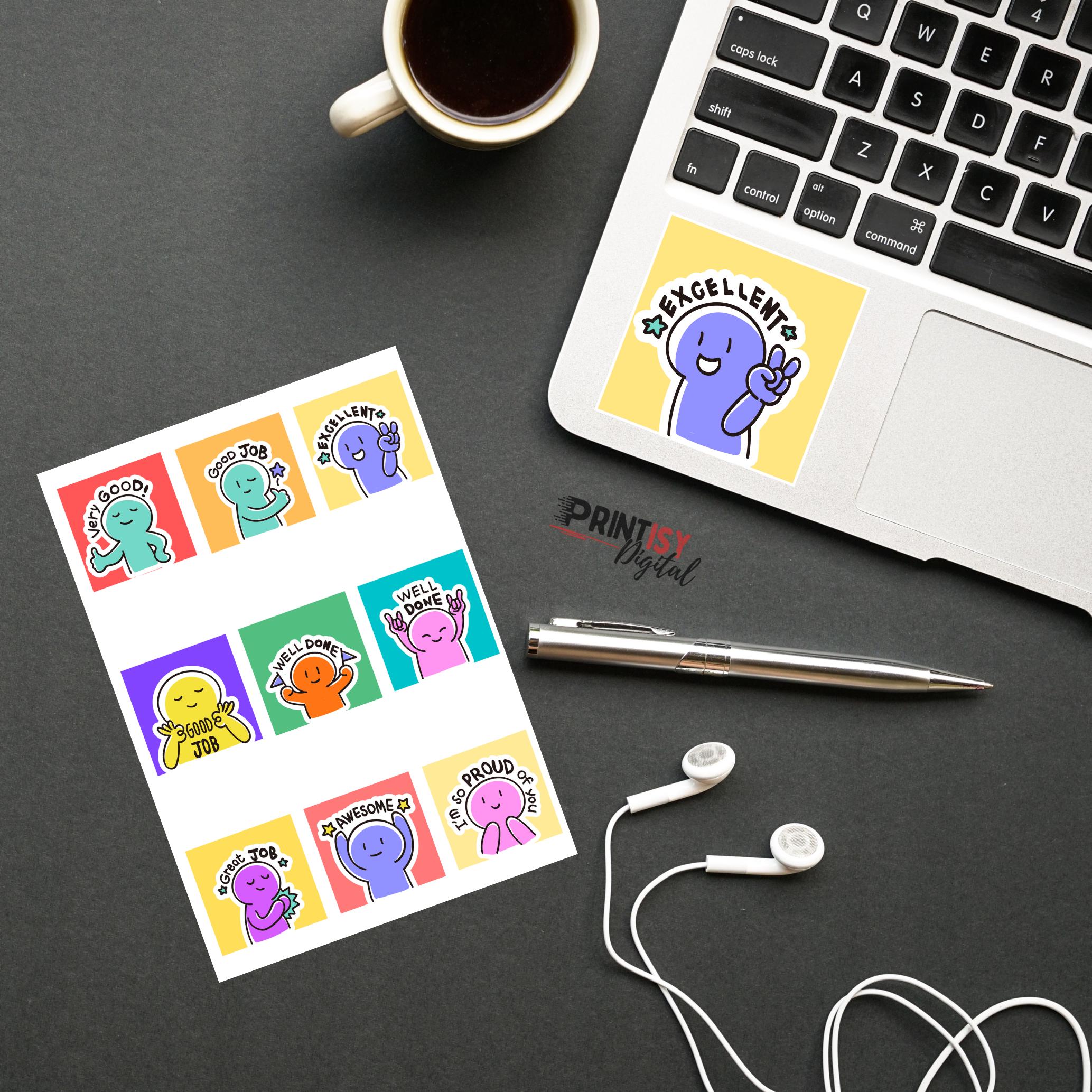 Printable Reward Stickers for Kids | Teacher Praise Stickers | Student ...