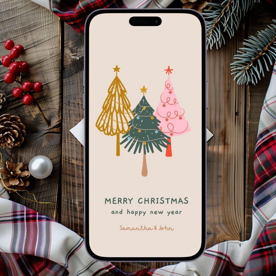 Animated Christmas Card I Editable Video Canva Template I Digital ...