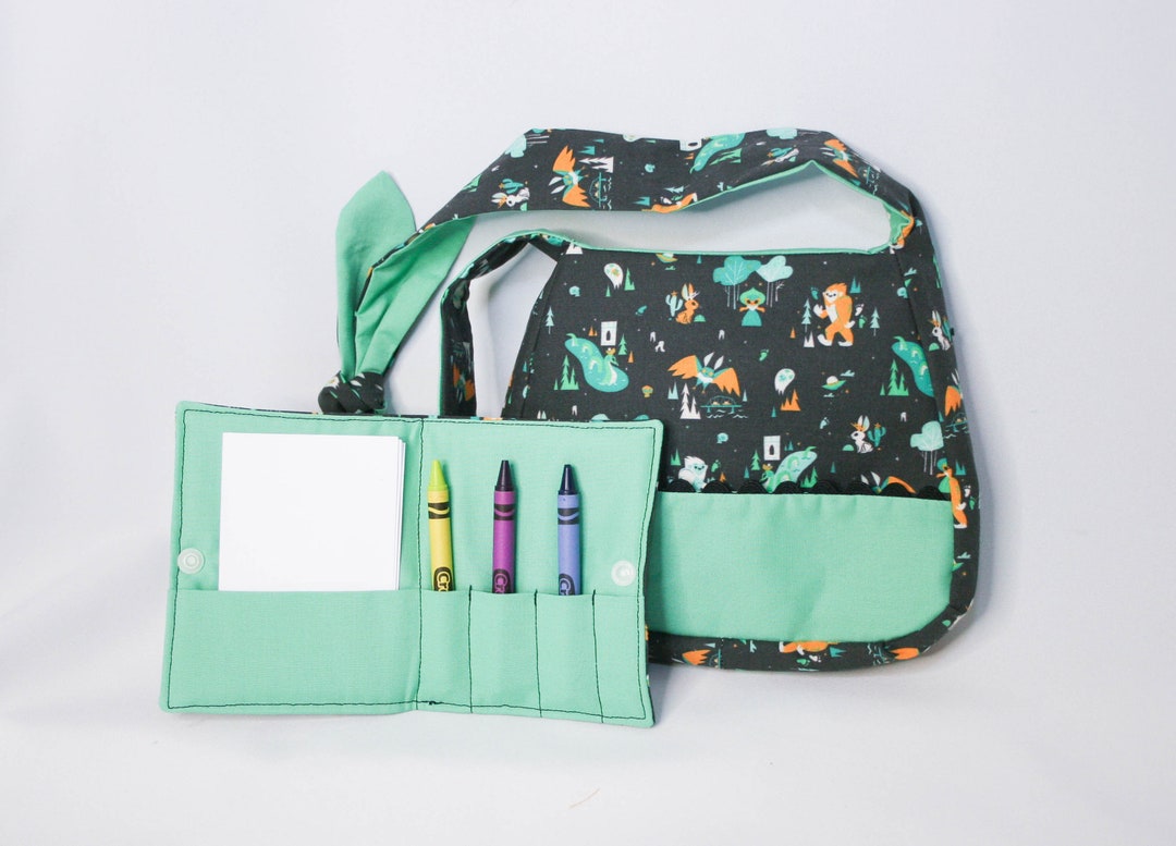 Cute Cryptids Child Purse and Crayon Wallet Set, Ready to Ship - Etsy