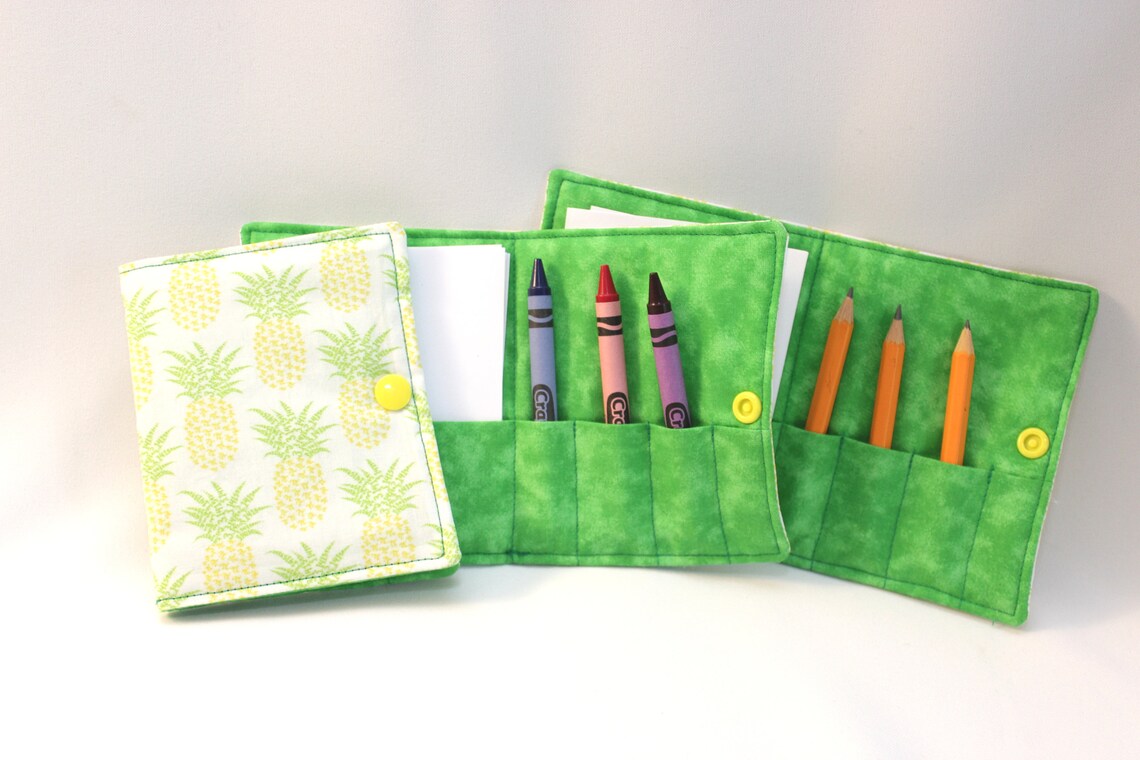 PIneapple Pun Crayon Wallet ready to ship | Etsy