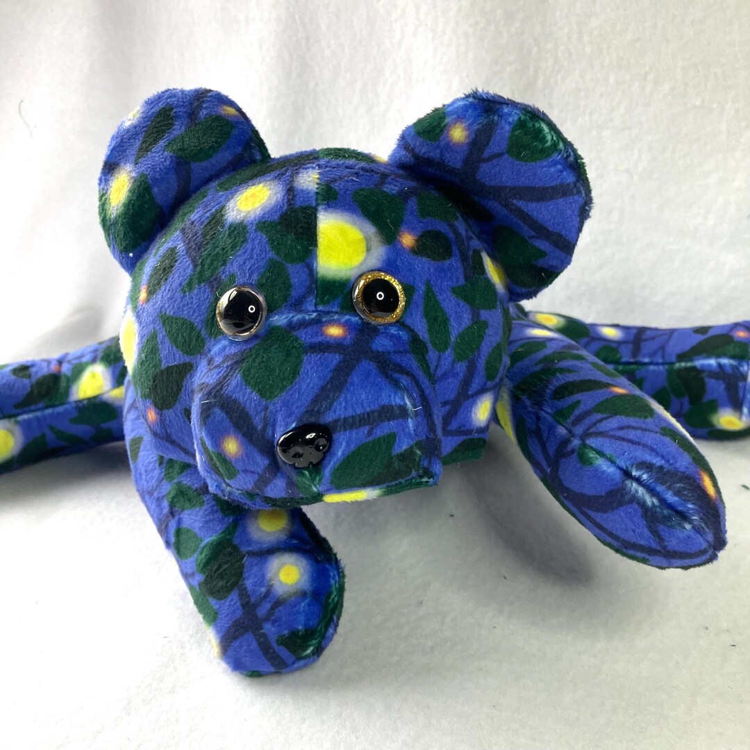 Fireflies Minky Bear, Ready to Ship - Etsy