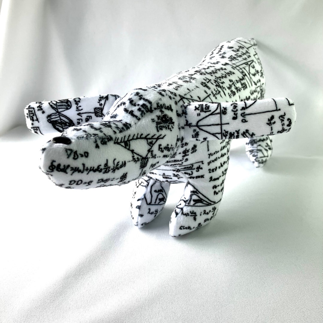 Physics Dachshund Plush: Math Equations Minky Stuffed Animal - Etsy