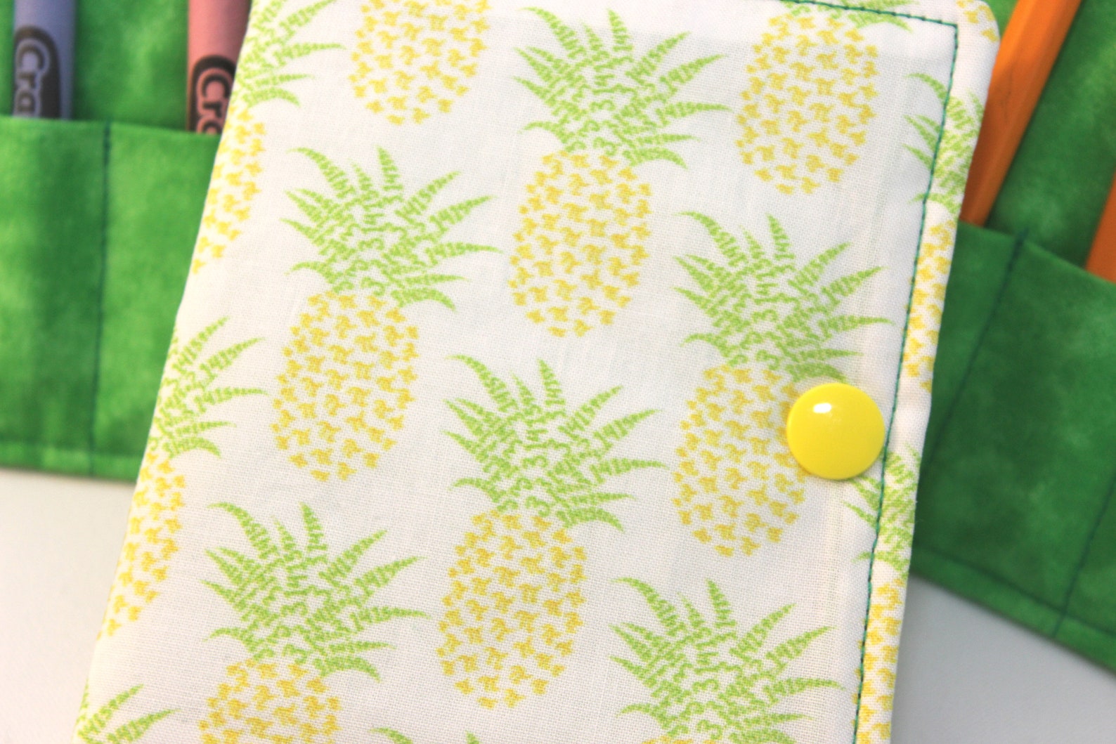 PIneapple Pun Crayon Wallet ready to ship | Etsy