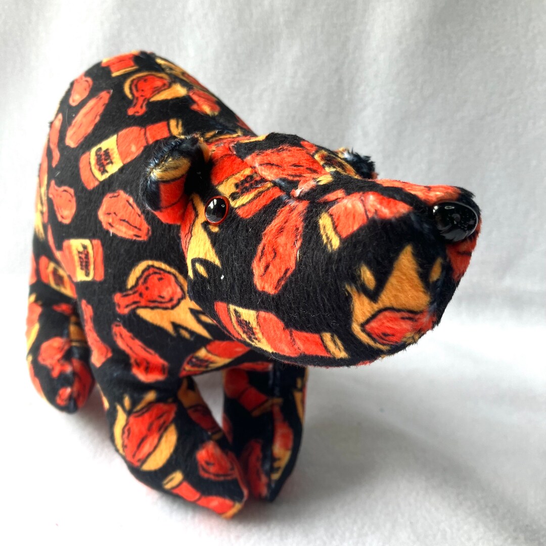 Hot Wings Minky Mini Bear Stuffed Animal, Ready to Ship - Etsy