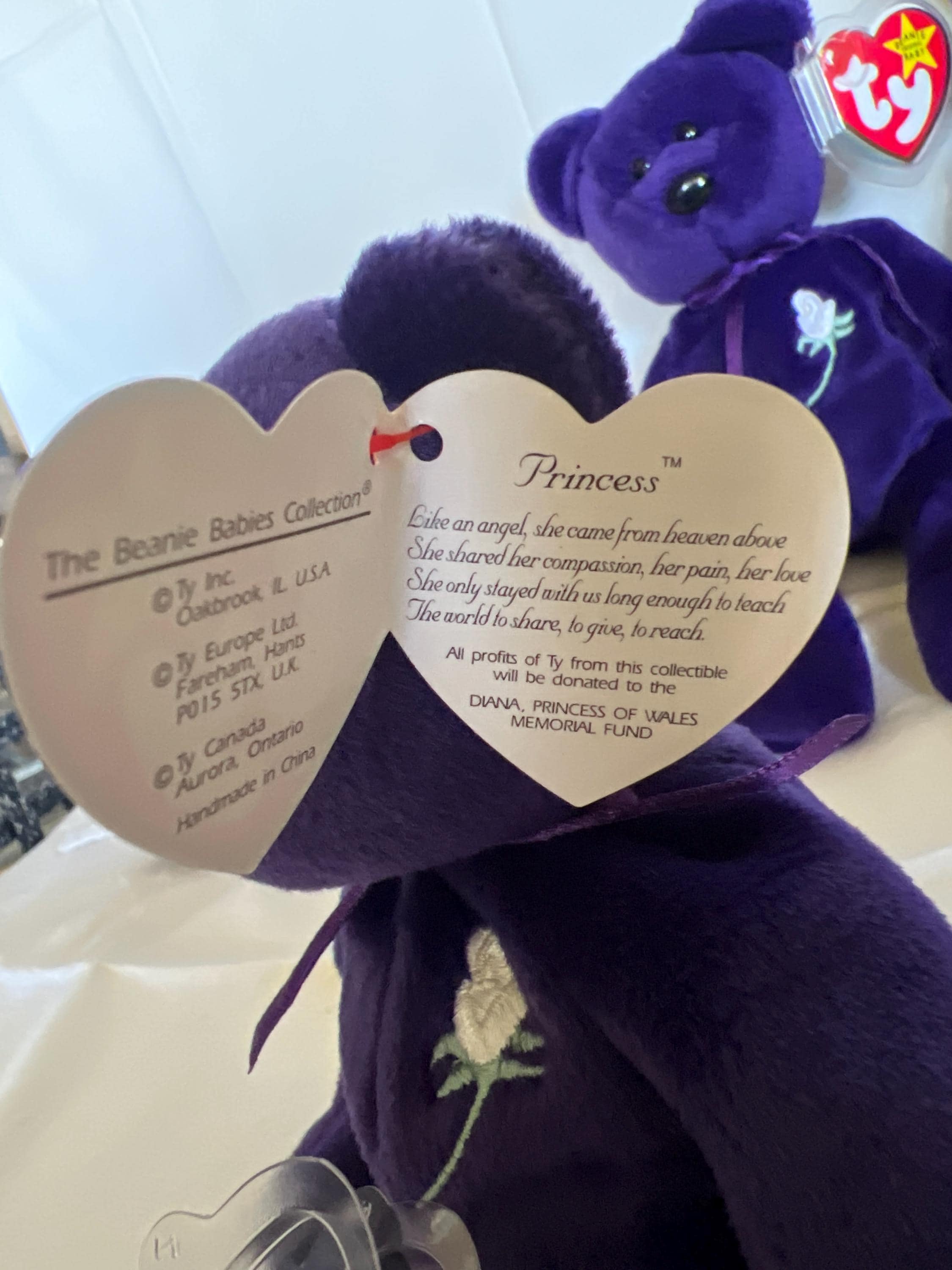 Princess Diana Beanie Baby - Etsy