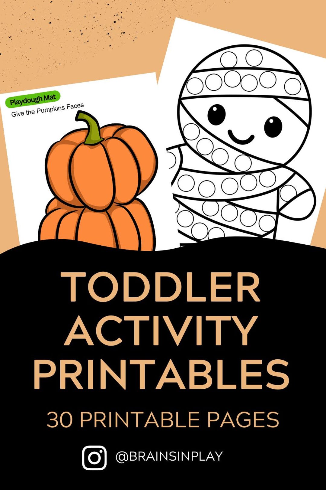 Halloween Themed Preschool Activity Bundle | Toddler & Preschool ...