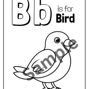 B is for Coloring Pages - Etsy
