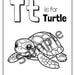 T is for Coloring Sheets - Etsy