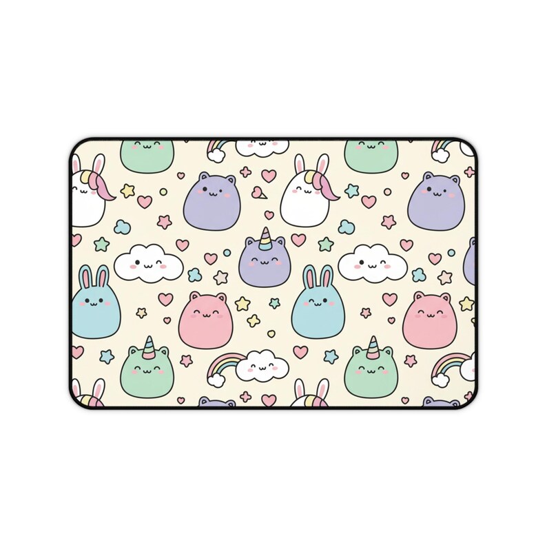 Pastel Desk Mat: Kawaii Mouse Pad, Computer Workstation Cover.office ...
