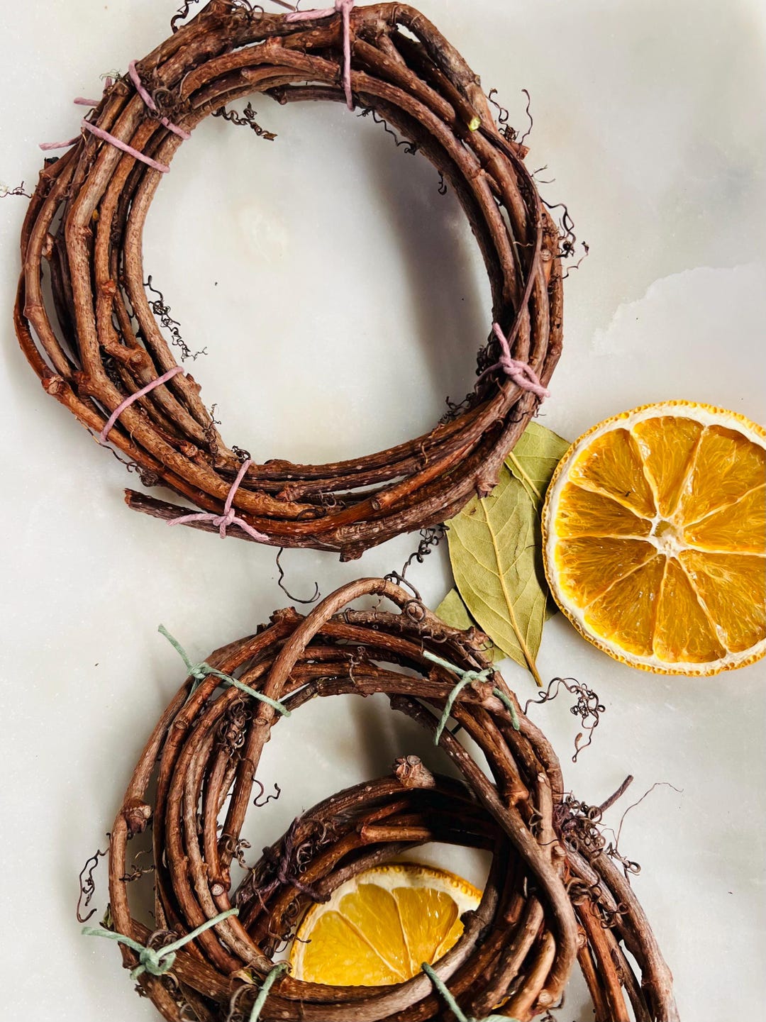 Witch’s Vines, Tiny, Wild Foraged Vine Mini Wreath, Primitive ...