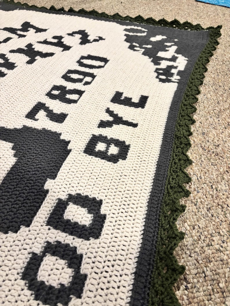 Overlay Mosaic Crochet PATTERN ONLY Ouija Throw Ouija Board Blanket - Etsy