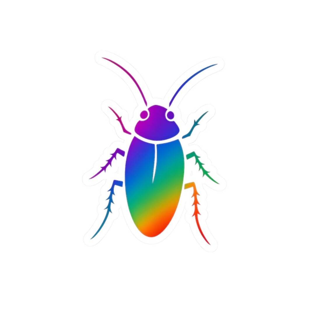 Cute Bug Kiss-cut Stickers, Fun Laptop Decor, Cute Gift for Friends ...