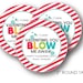 Valentine, You Blow Me Away Round Printable Tag, Blowing Bubbles ...