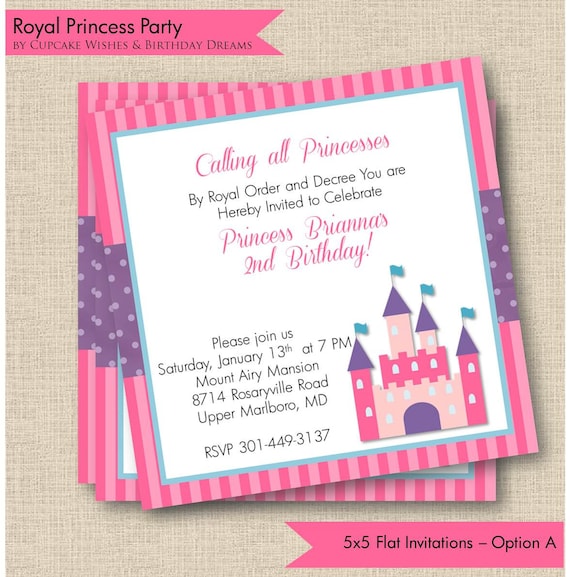 Royal Decree Invitation
