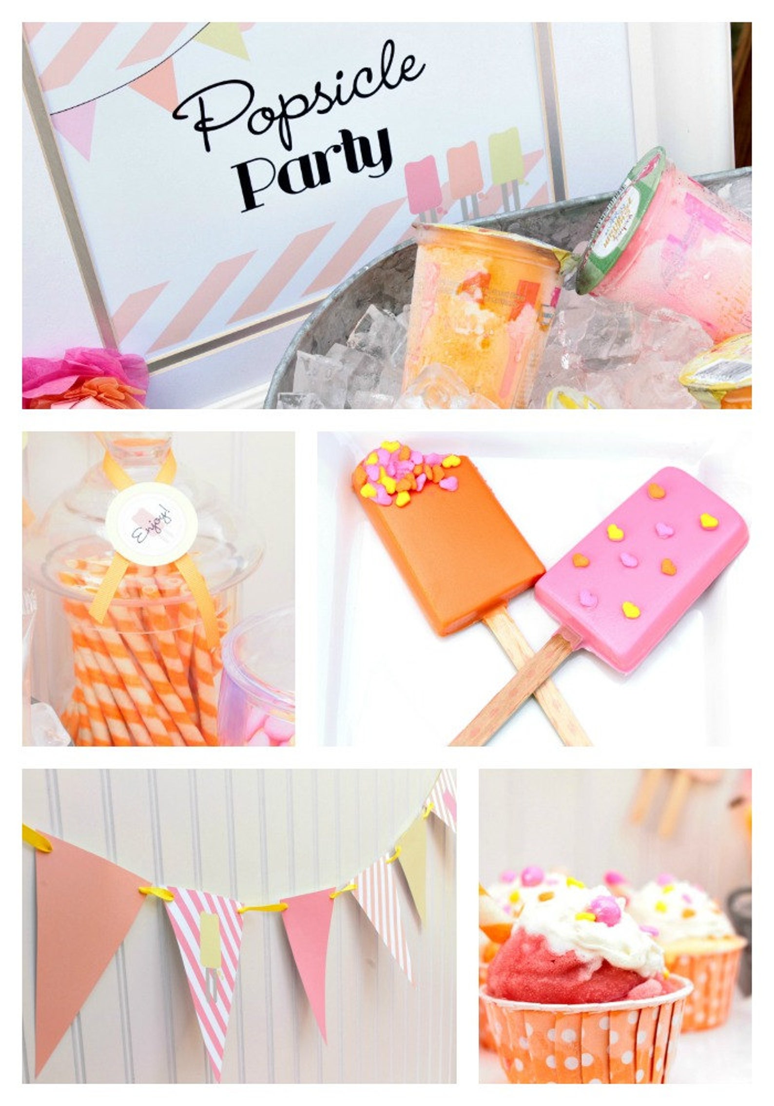 Ice Pop Frozen Pop Frozen Treat Party Summer Fun Pool | Etsy