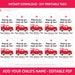 Truckloads of Love Printable Tag, Valentine, Kid's Valentine's ...