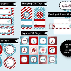 INSTANT DOWNLOAD - Eat, Drink and Be Merry Party Printable | Holiday ...