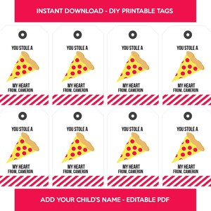 You Stole a Pizza My Heart Valentine | Punny Valentine's | Classroom ...