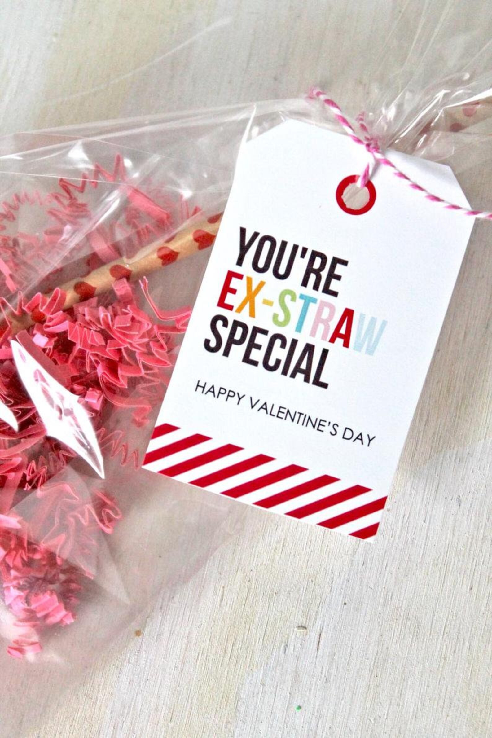 Printable Valentine's You're Ex-straw Special Favor - Etsy