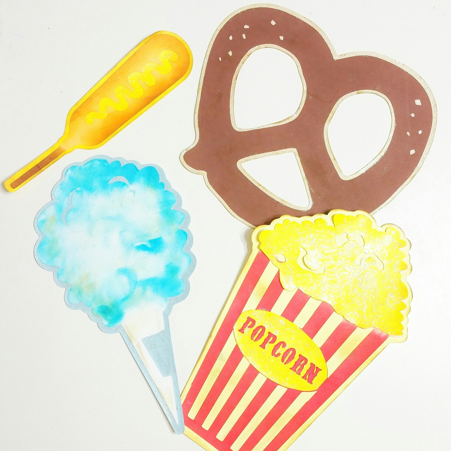 Carnival Food Photobooth Props Decorative Party Decor | Etsy