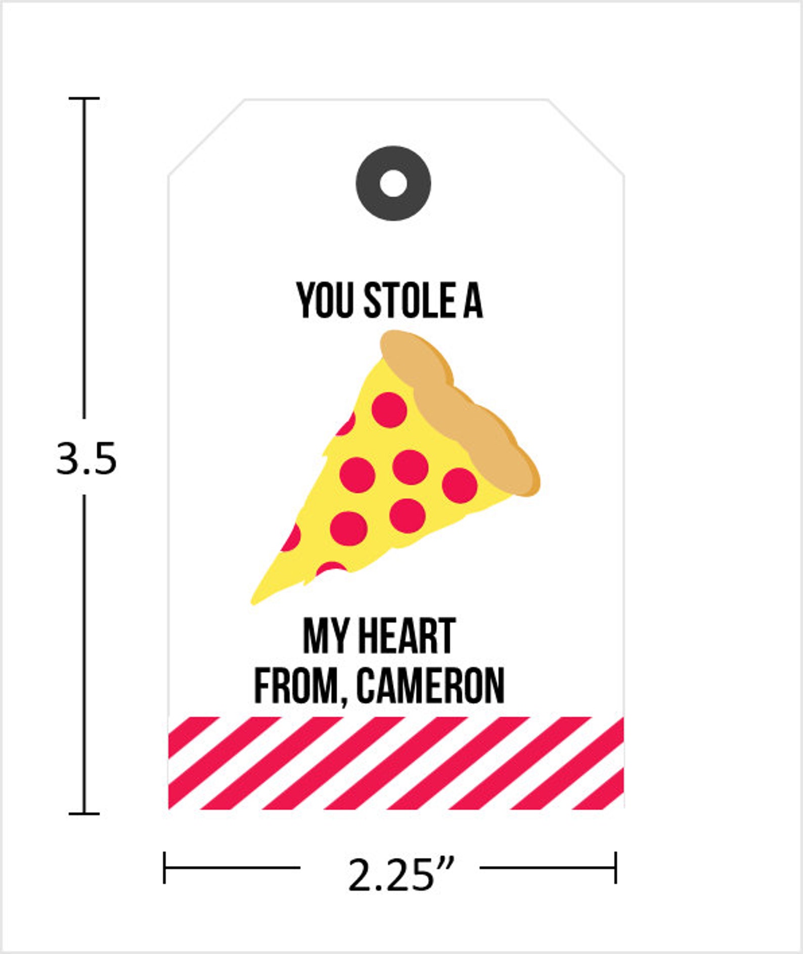 You Stole a Pizza My Heart Valentine Punny Valentine's - Etsy