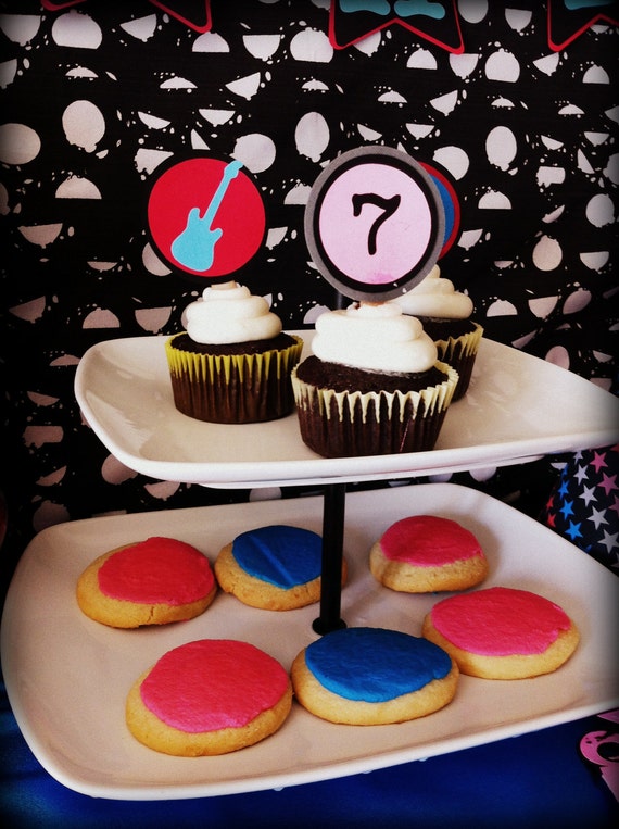 Rock Star Party Collection, Rock Star Party Decor, One Rocks, Rock n ...