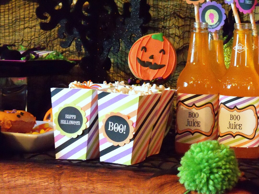 Halloween Party Instant Download | Trick or Treat Party | Funky ...