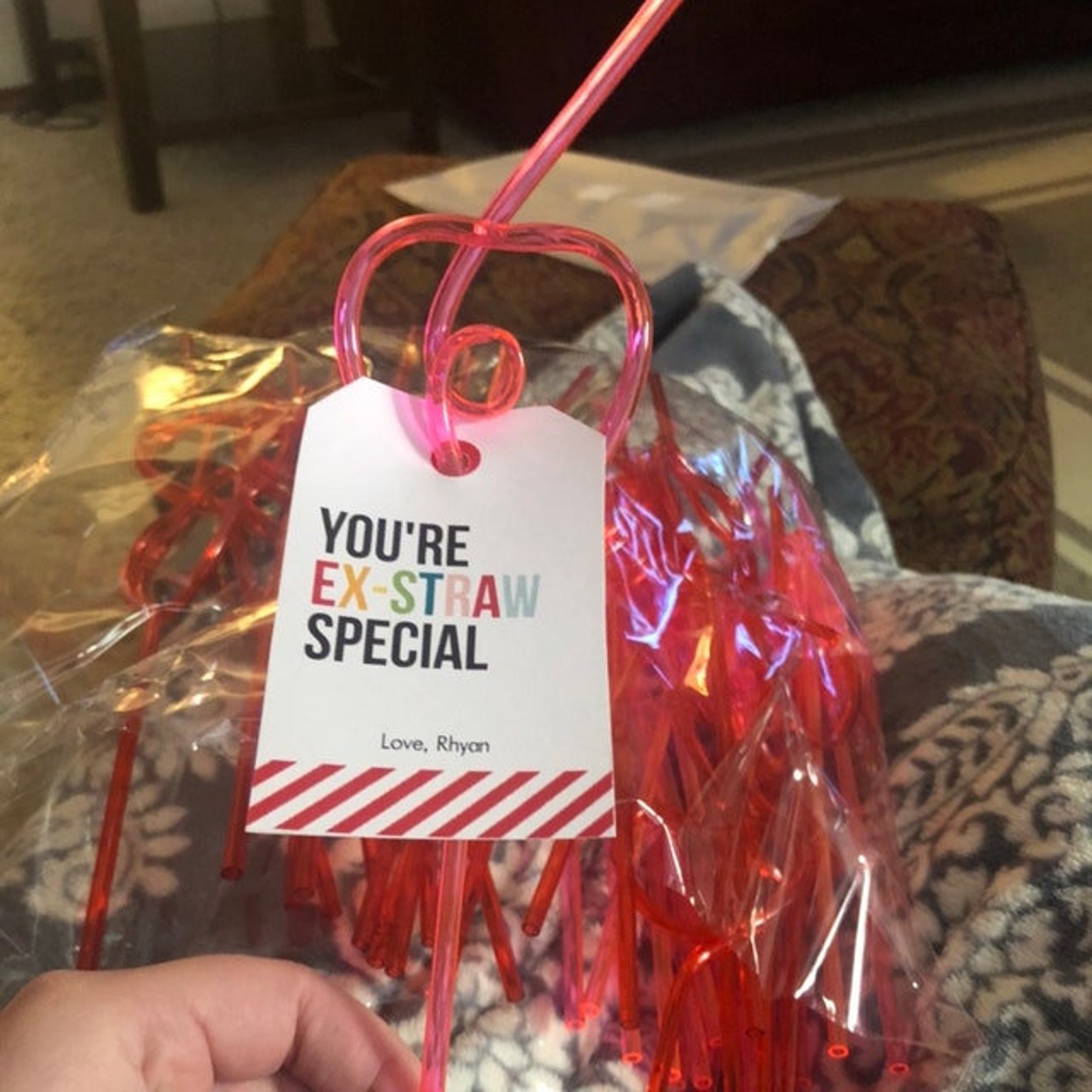 Printable Valentine's You're Ex-straw Special Favor - Etsy