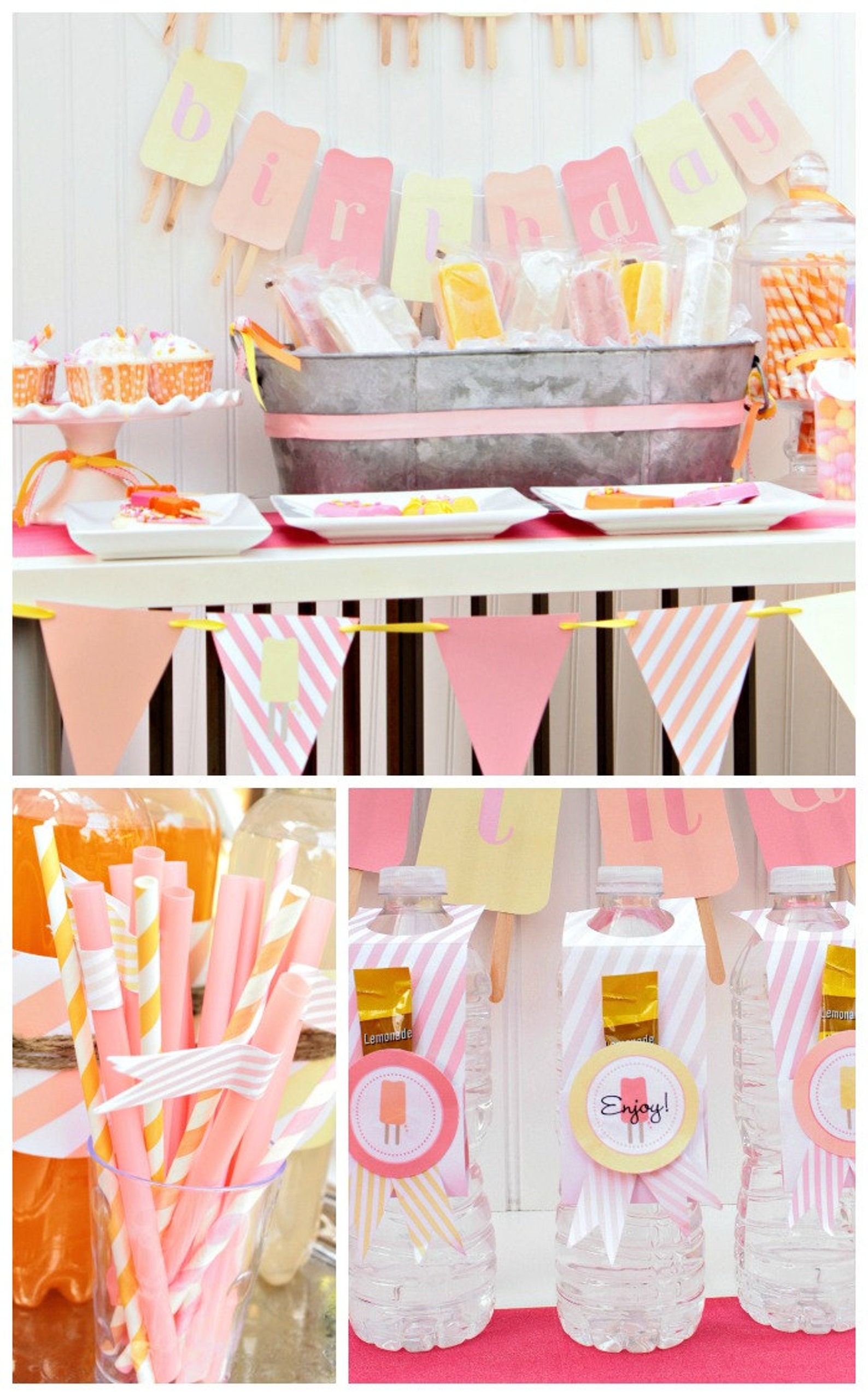 Ice Pop Frozen Pop Frozen Treat Party Summer Fun Pool - Etsy