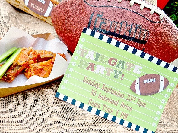 Football Themed Printable Party | Etsy