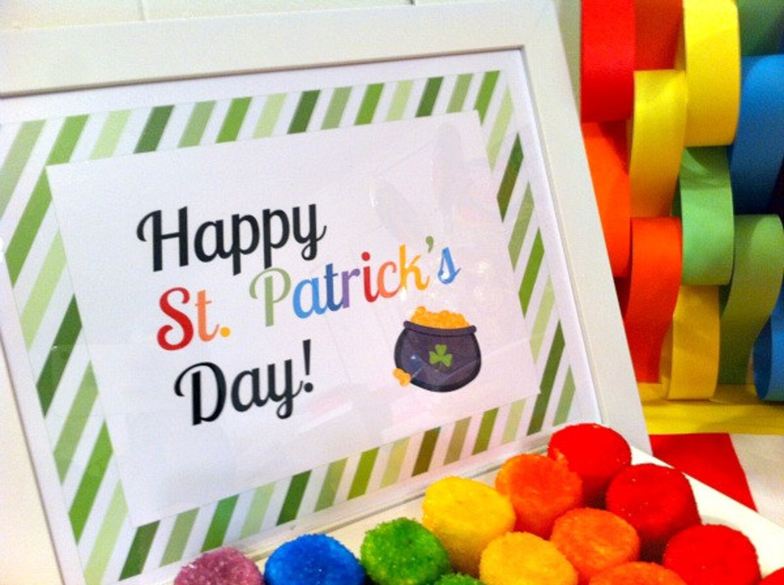 St. Patrick's Day Printable Sign | Happy St. Patrick's Day | Prints ...