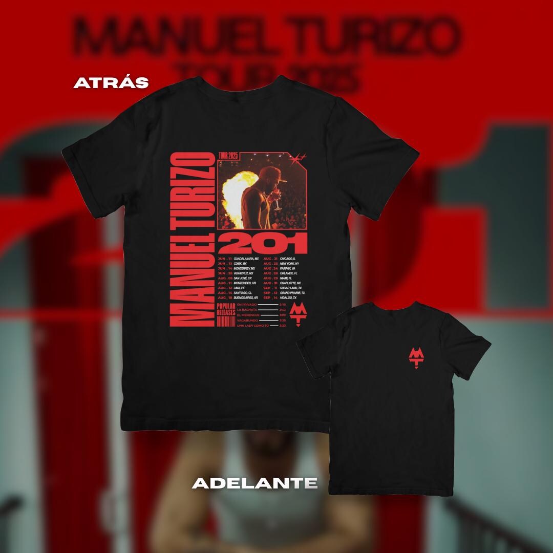 Manuel Turizo Tour 2025 Design | PNG Format | DTF Printing | Instant ...