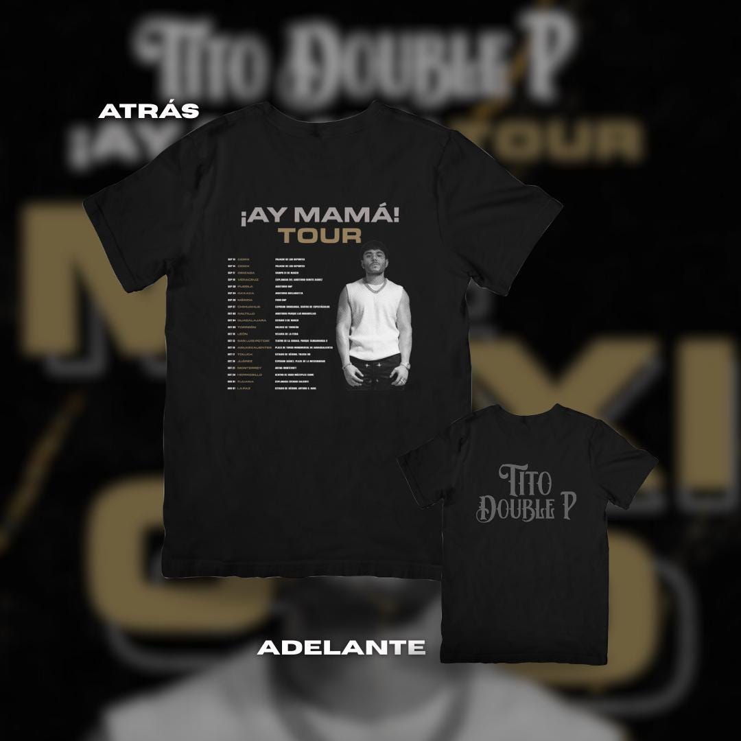 Tito Doble P Tour 2025 Design | PNG Format | DTF Printing | Instant ...
