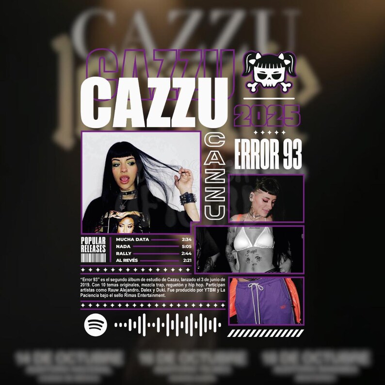 CAZZU 2 Design Tour 2025 | PNG Format | DTF Printing | Instant Download ...