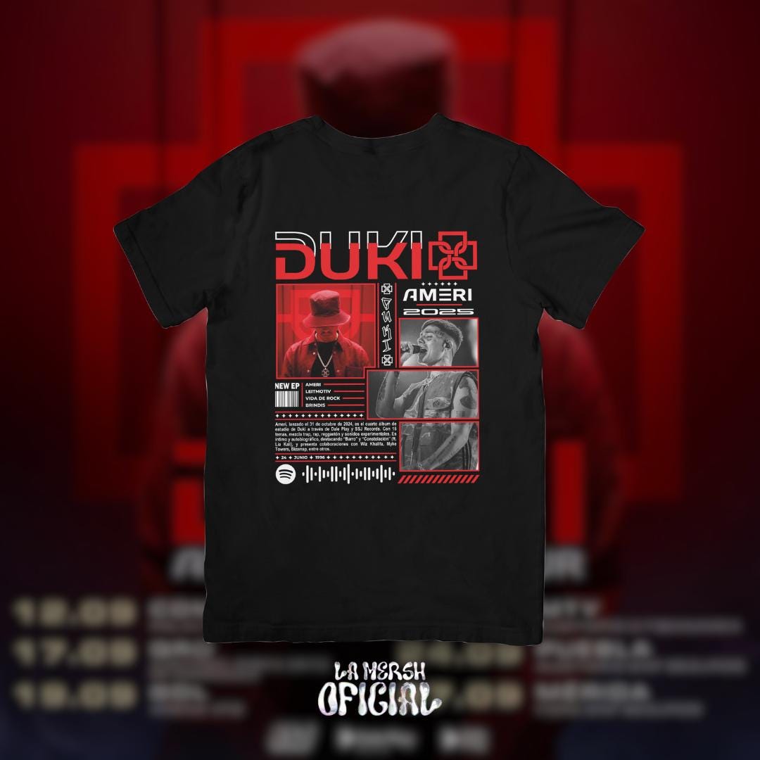 DUKI Tour 2025 Design | PNG Format | DTF Printing | Instant Download ...