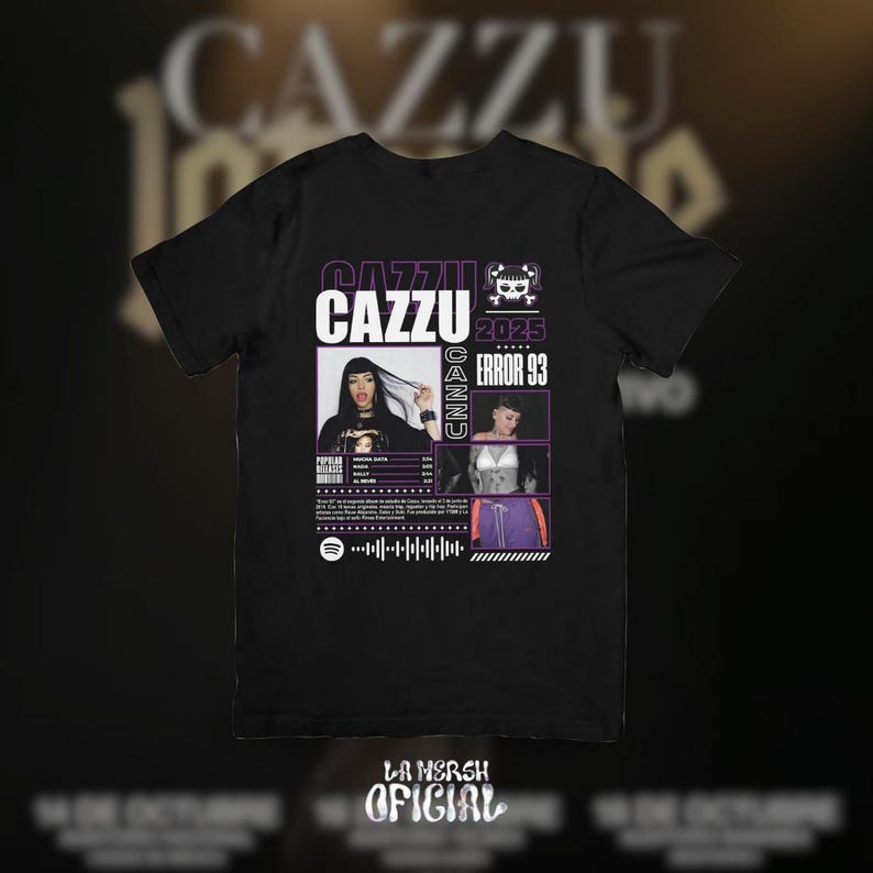 CAZZU 2 Design Tour 2025 | PNG Format | DTF Printing | Instant Download ...