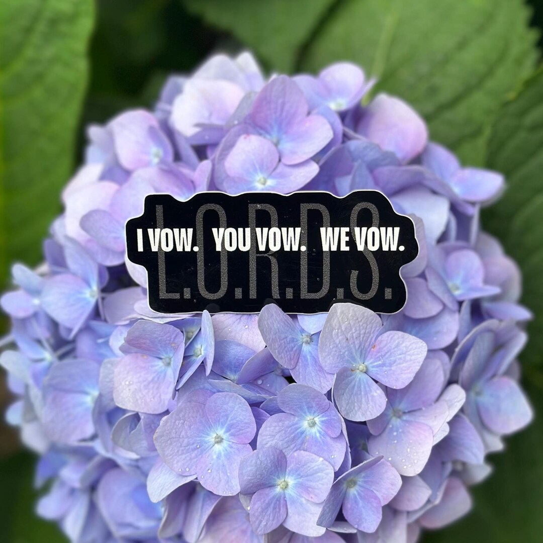 The Lords Series Sticker | Bookish, Gothic Quote Decal - Etsy