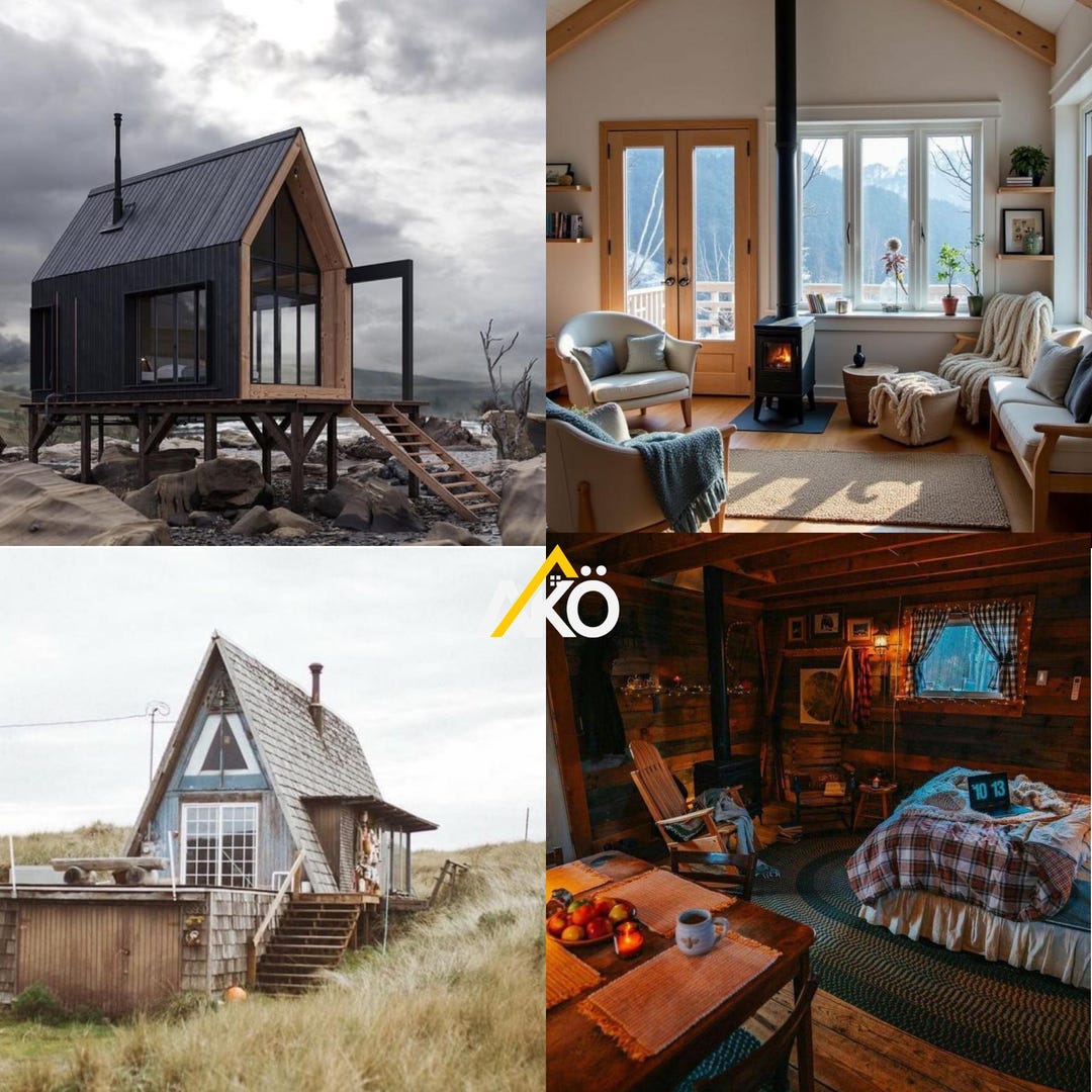 Tiny House & Cabin Plans Bundle: Modern Prefab Designs (autocad PDF ...