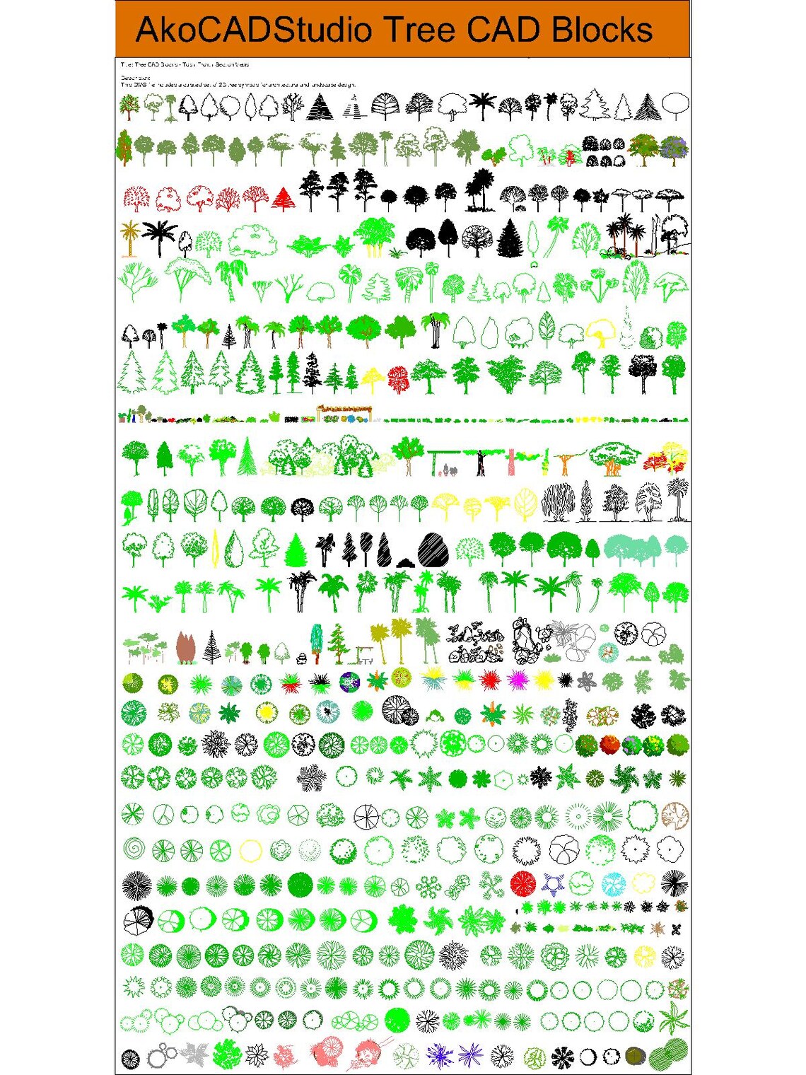 Architectural CAD Blocks Library: Furniture, People, Vehicles (DWG ...