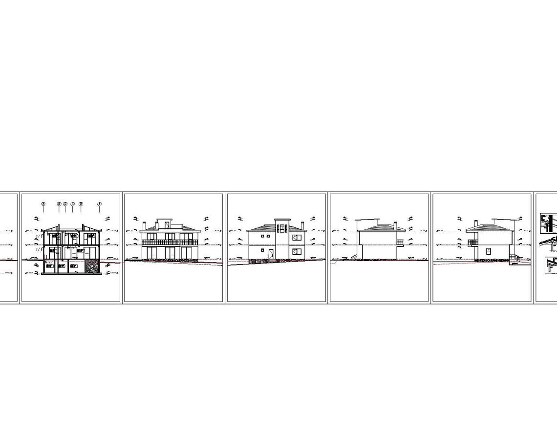 Contemporary Villa CAD Plans | Complete Architectural Drawings (DWG ...