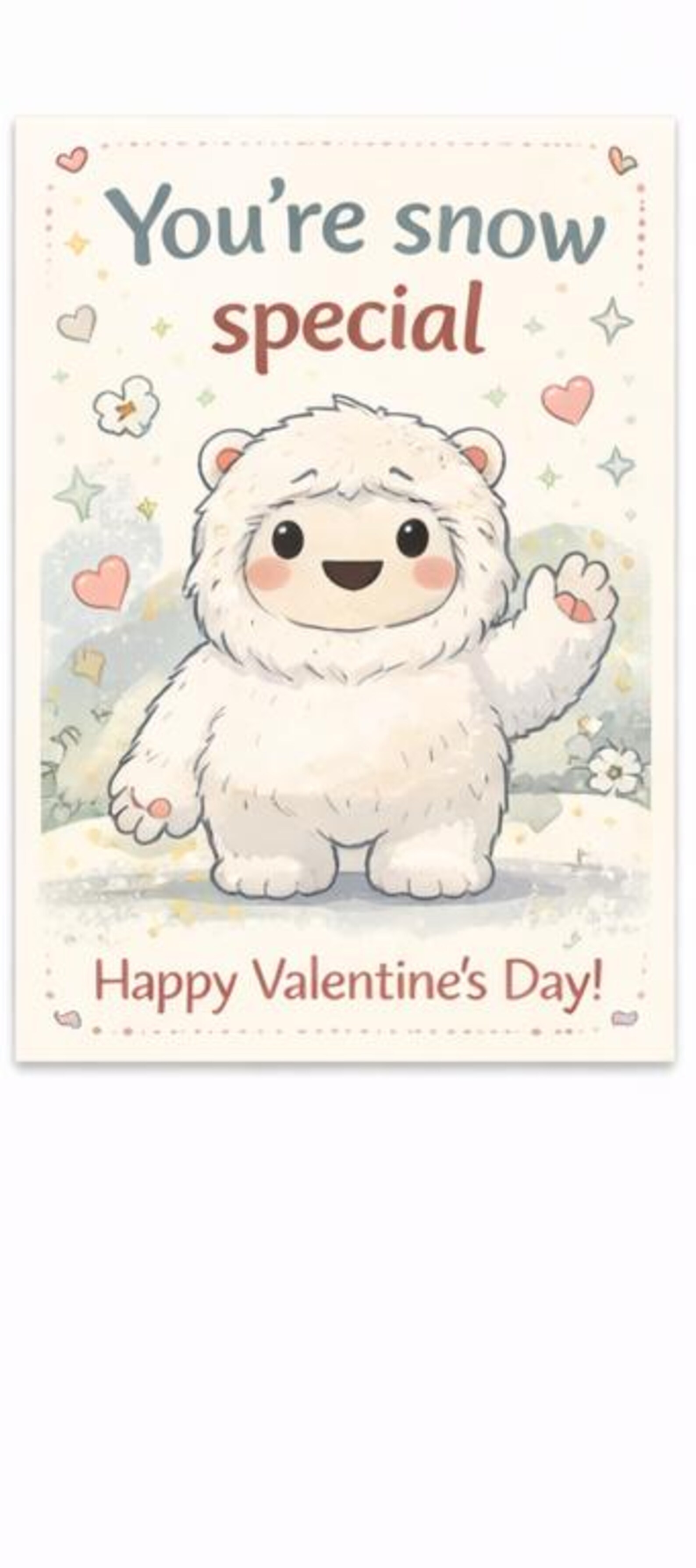 Cryptid Valentine Cards Printable – Cute Alien Bigfoot Loch Ness ...